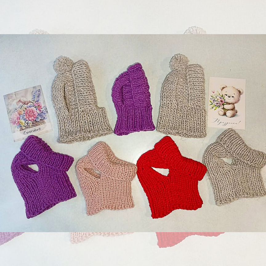 Шапочки для мелких пород собак