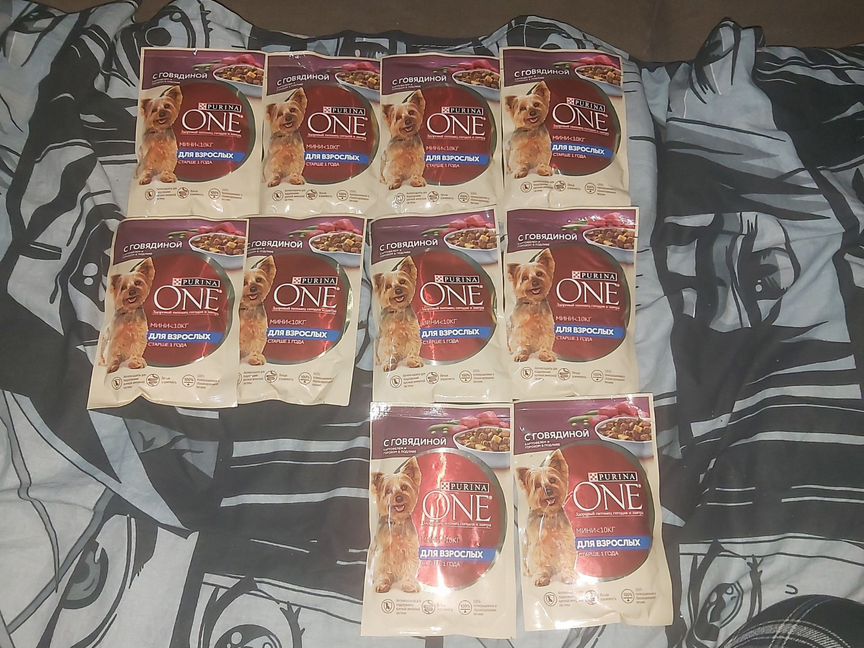 Корм для Йорков 10 пакетиков