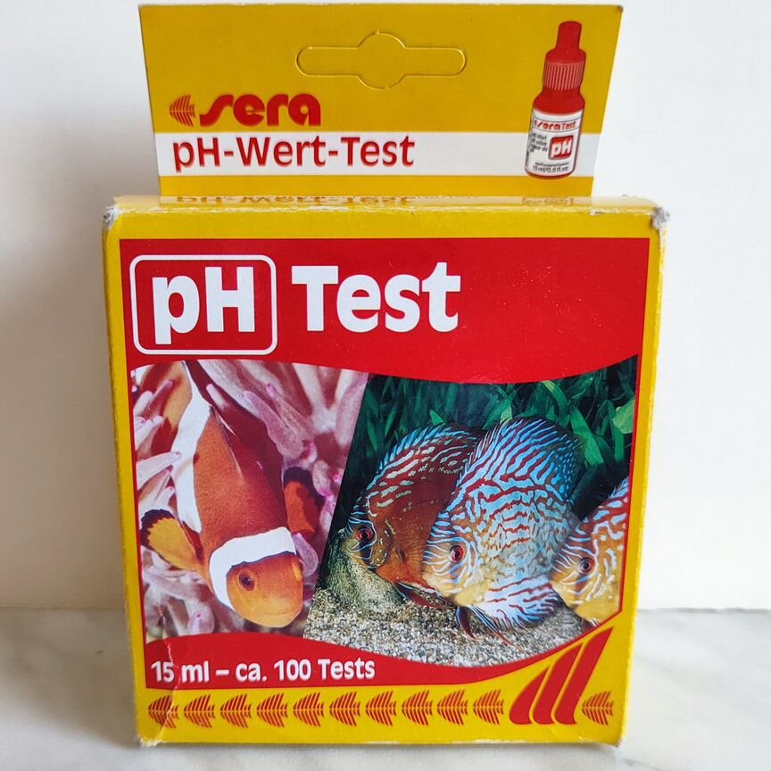 Тест sera PH-Test Кислотность воды Германия