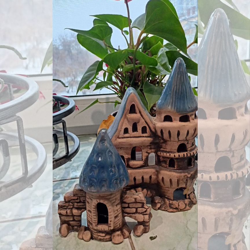 Замок для аквариума