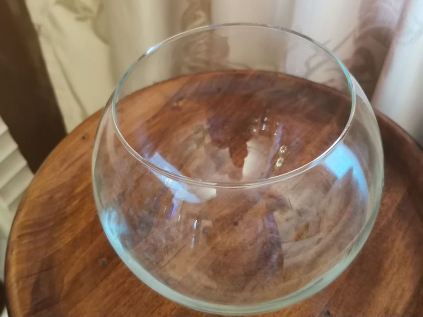 Аквариум круглый декоративный