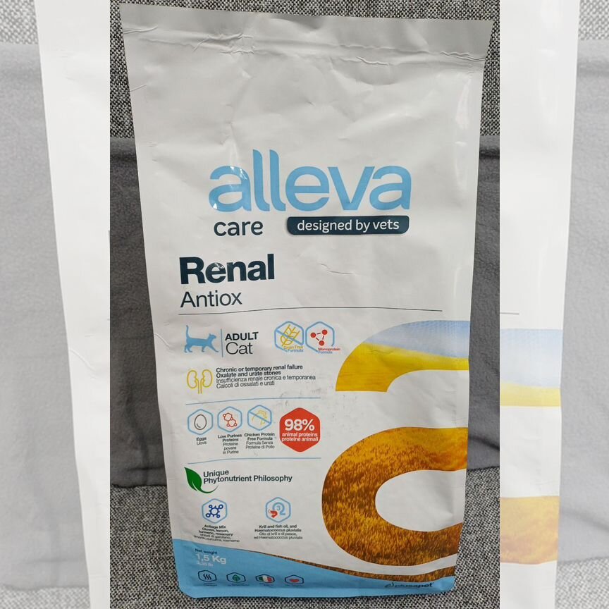 Корм для кошек Alleva Renal 1,5 кг
