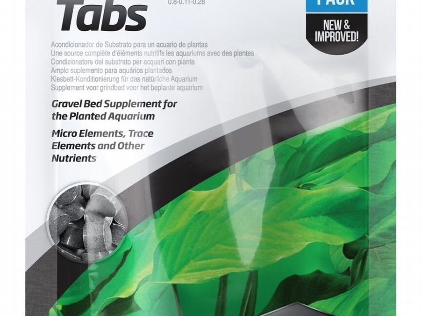 Таблетки для растений Seachem Flourish Tabs, 40шт
