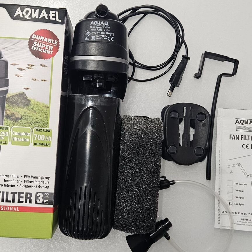 Фильтр для аквариума aquael fan filter 3 plus