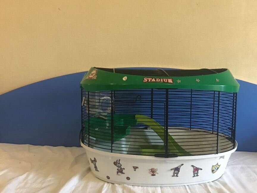 2 - х этажная клетка для хомяка Италия