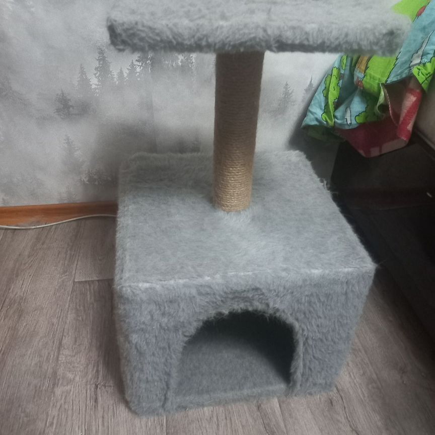 Когтеточка и домик для кошек бесплатно