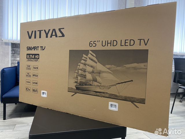 NEW Смарт Телевизор Витязь 65LU1218 65"UHD 4K купить в Красноярске | Электроника | Авито