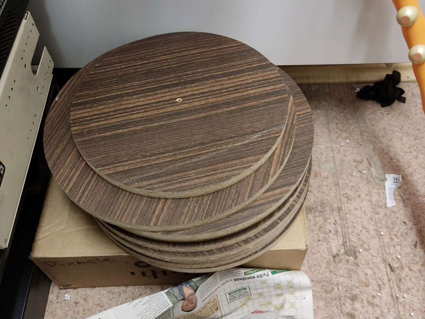 Кружки для изготовления кошачьих домов из дсп