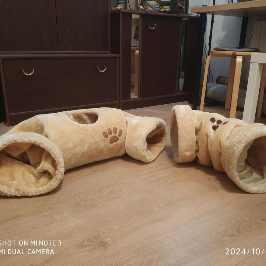 Домик-туннель и туннель для кошек