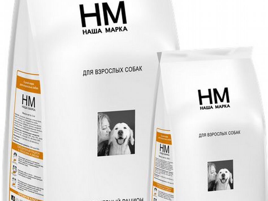 Корм для собак Наша марка с лососем и рисом