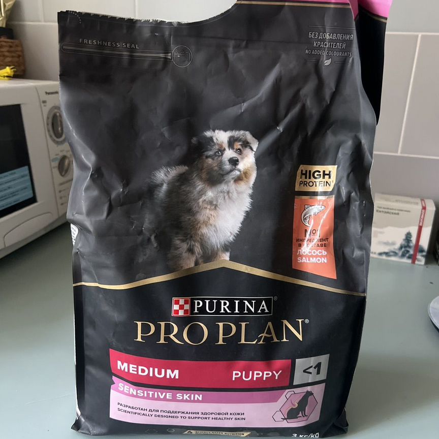 Pro plan medium puppy лосось 3 кг