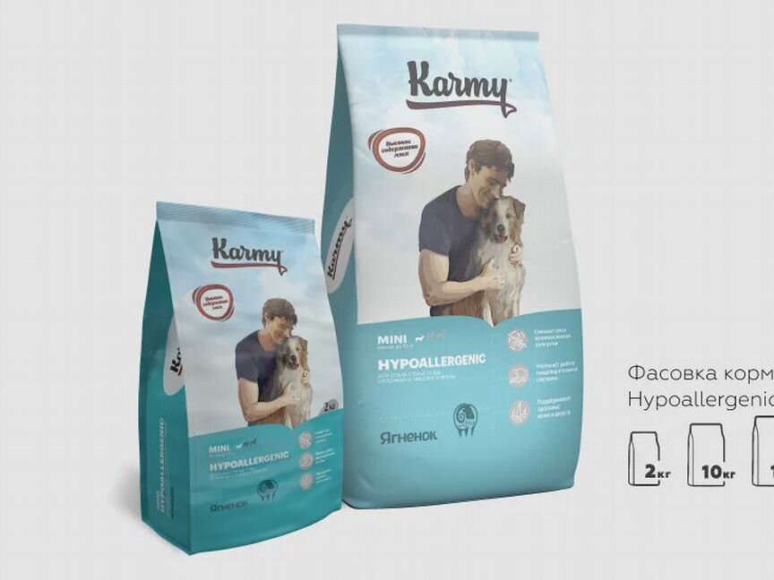 Корм для собак Karmy Гипоаллергенный Мини Ягненок