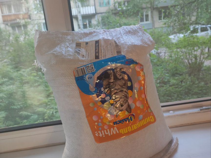 Наполнитель для кошачьего туалета силикагель