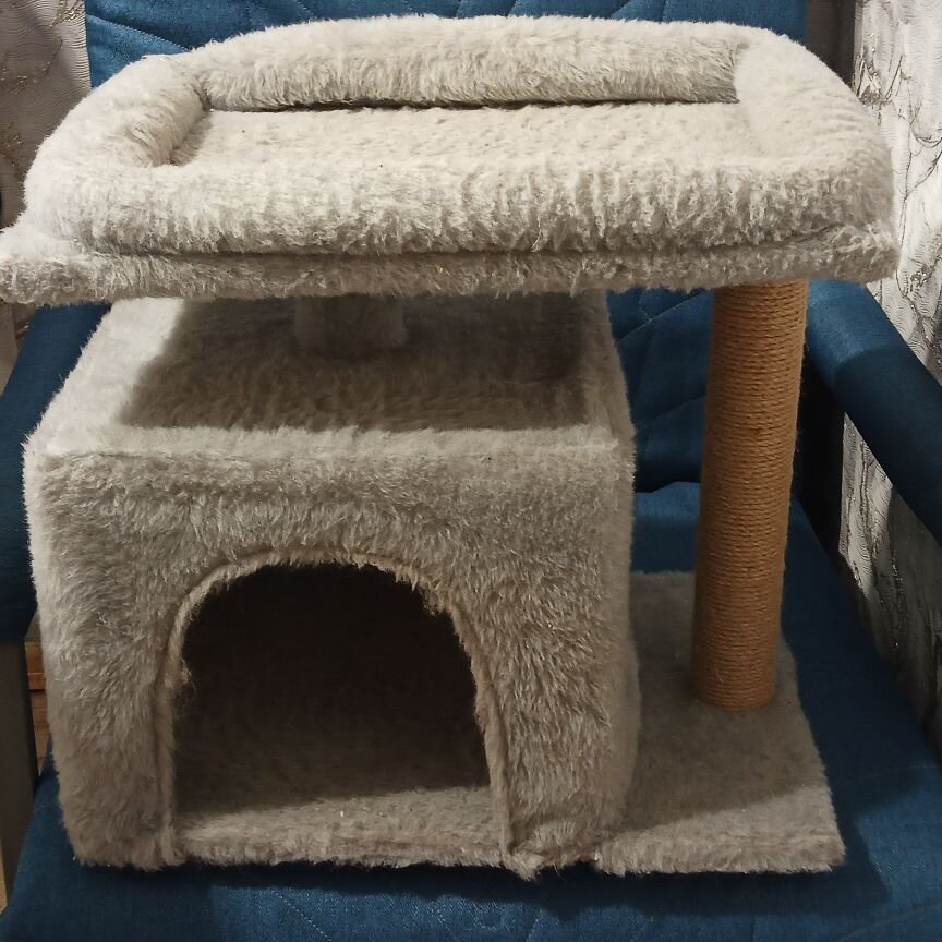 Кошкин домик с когтеточкой