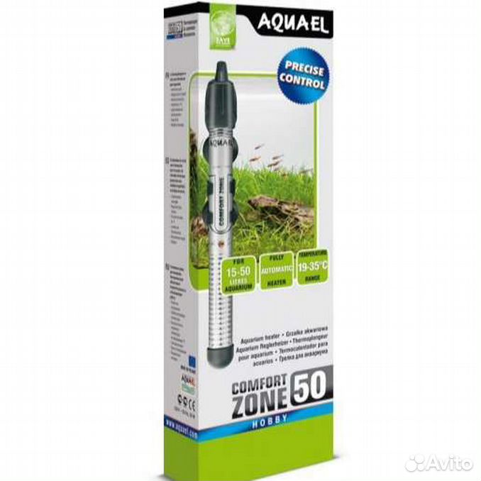 Водонагреватель Aquael comfort zoneaqn-50W