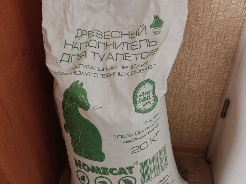 Наполнитель древесный Homecat