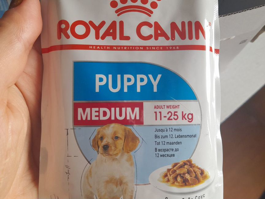 Royal canin medium puppy (в соусе) паучи 16