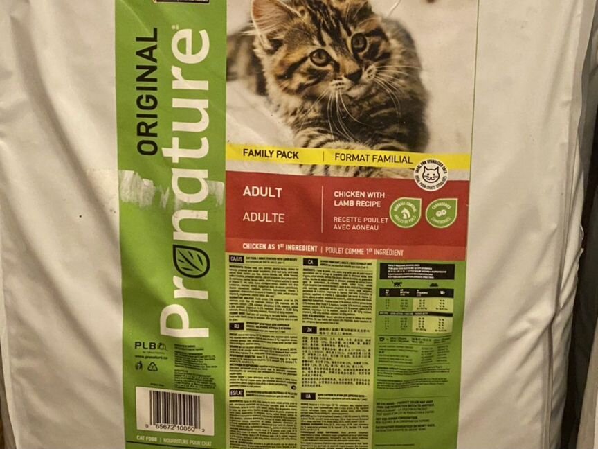 Корм Pronature для кошек 20 кг