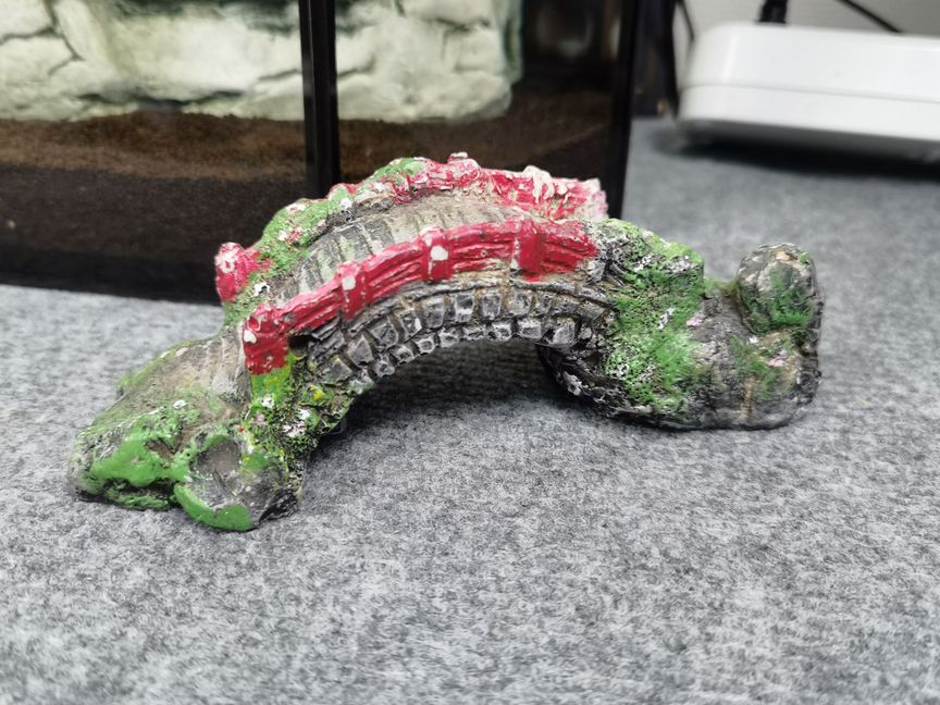 Украшение для аквариума грот мостик