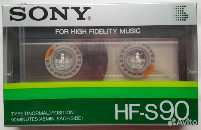 Аудиокассета Sony HF-S 90 купить в Москве | Электроника | Авито