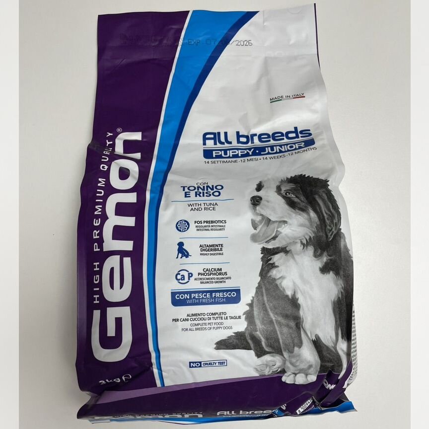 Корм для собак Gemon puppi/junior