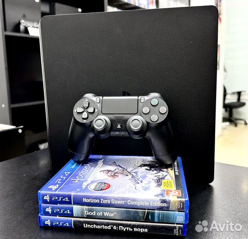 PS4 Slim 1Tb + 3 игры (магазин, гарантия) купить в Челябинске ...