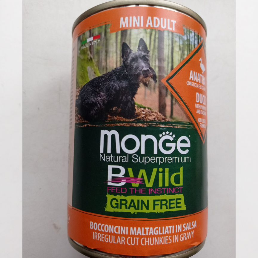 Корм для собак Monge влажный