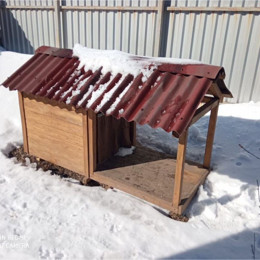 Собачья конура утепленная