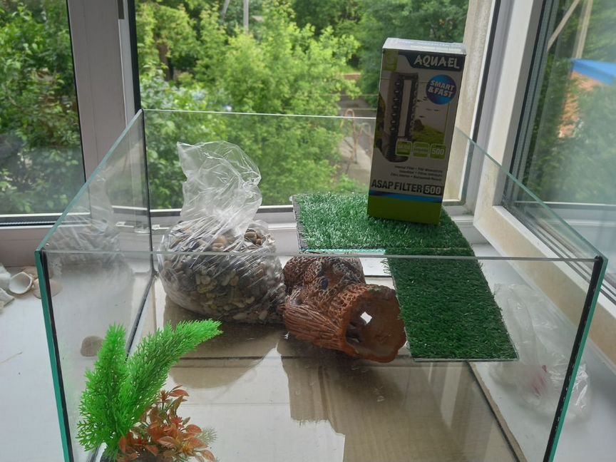 Аквариум для черепах бу