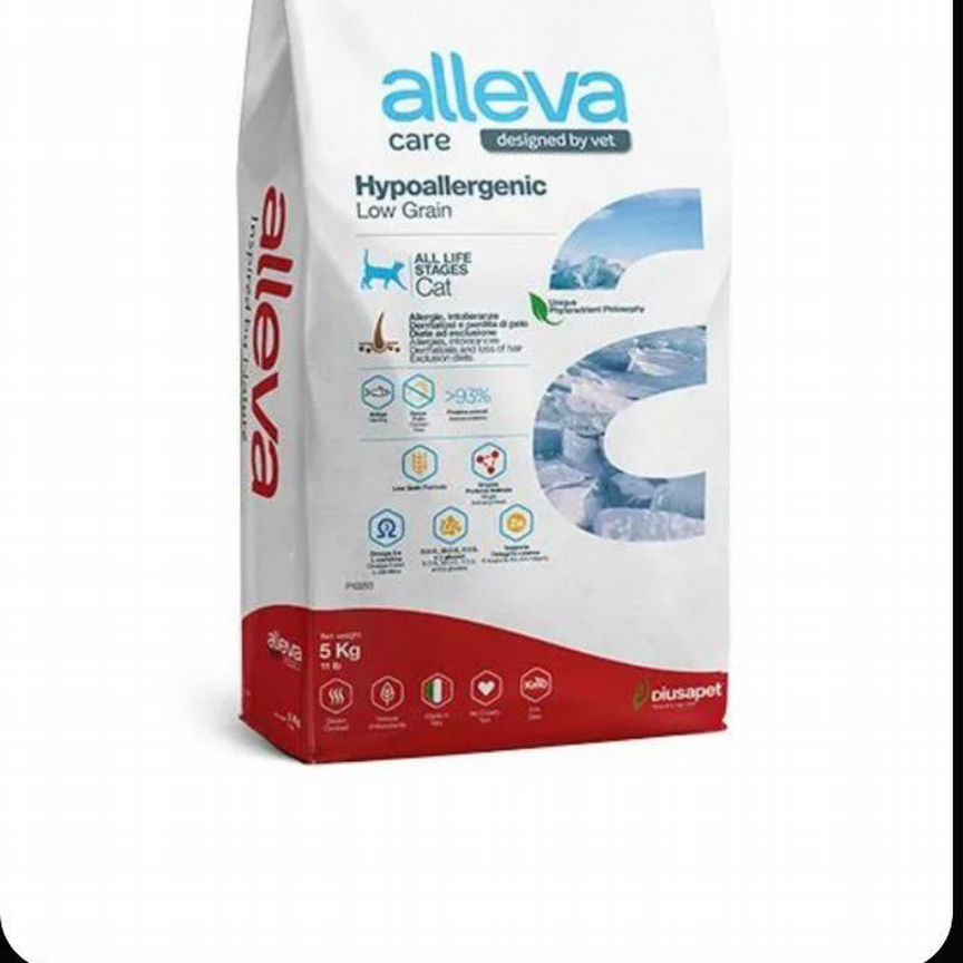 Alleva Hypoallergenic / корм для кошек, 10 кг