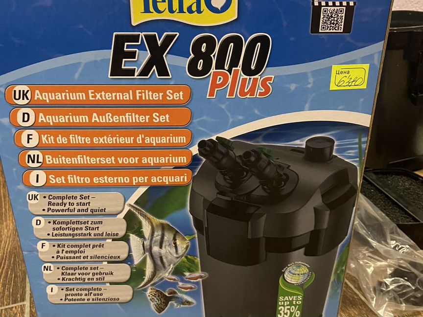 Фильтр авариумный tetra ex 800 plus