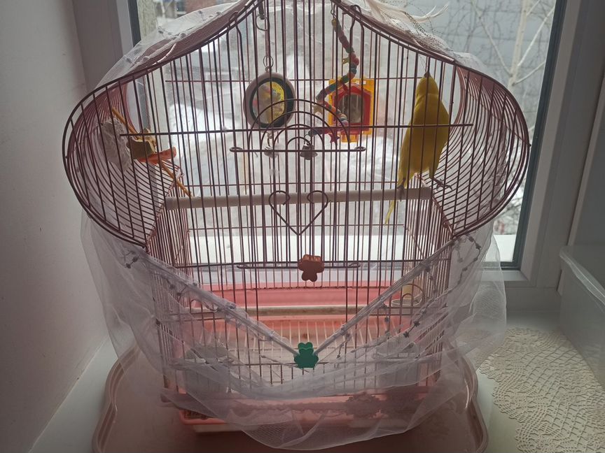 Защитная сетка от мусора для клетки животных