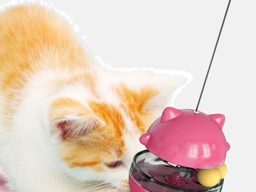 Развлекательная игрушка для кошек + кормушка