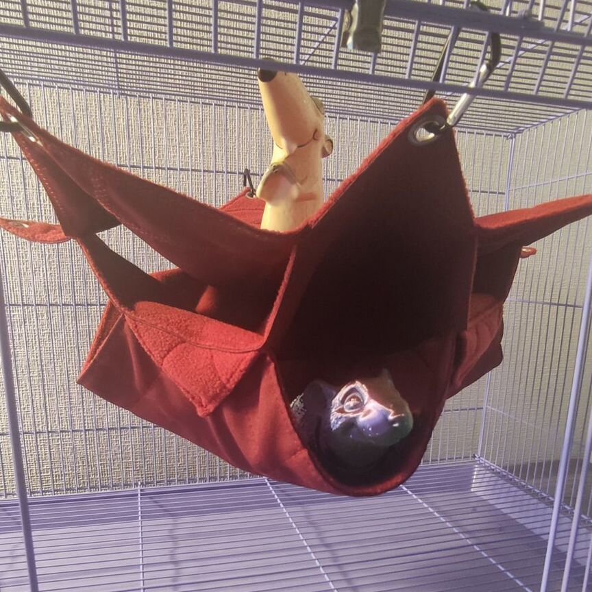 Гамак - конверт для грызунов тройной 35х35 см