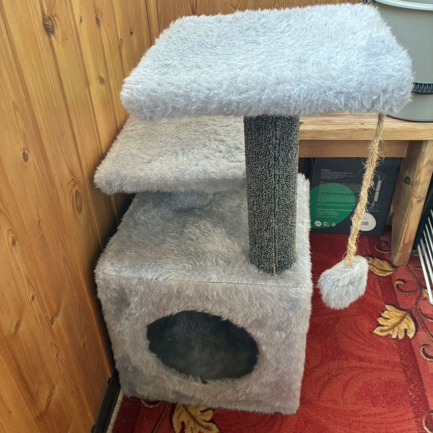 Когтеточка домик для кошки
