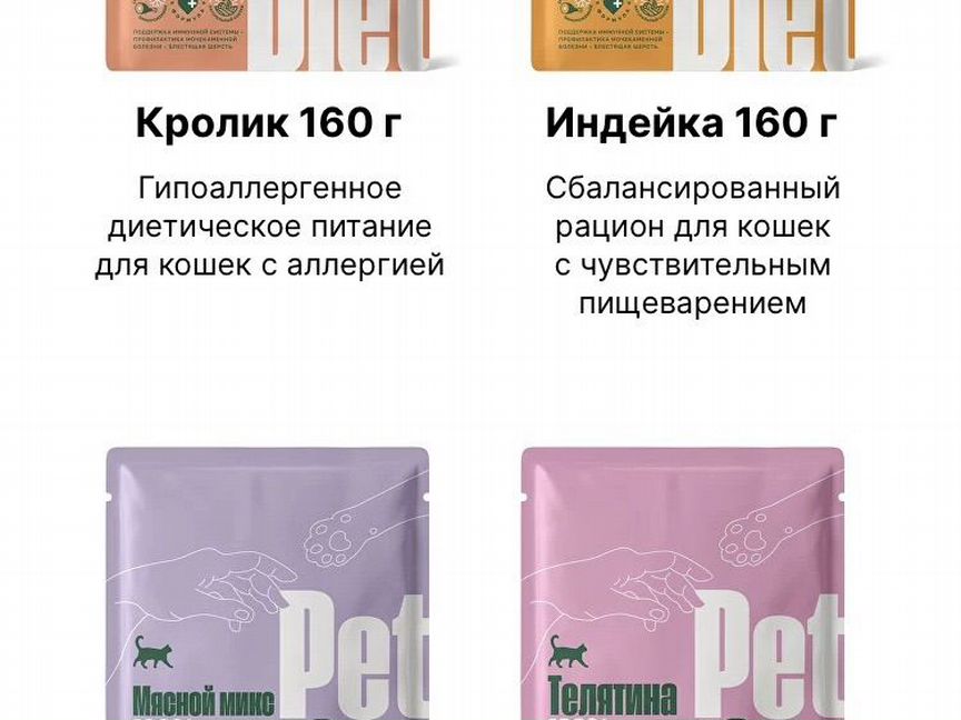 Корм для кошек натуральное мясо