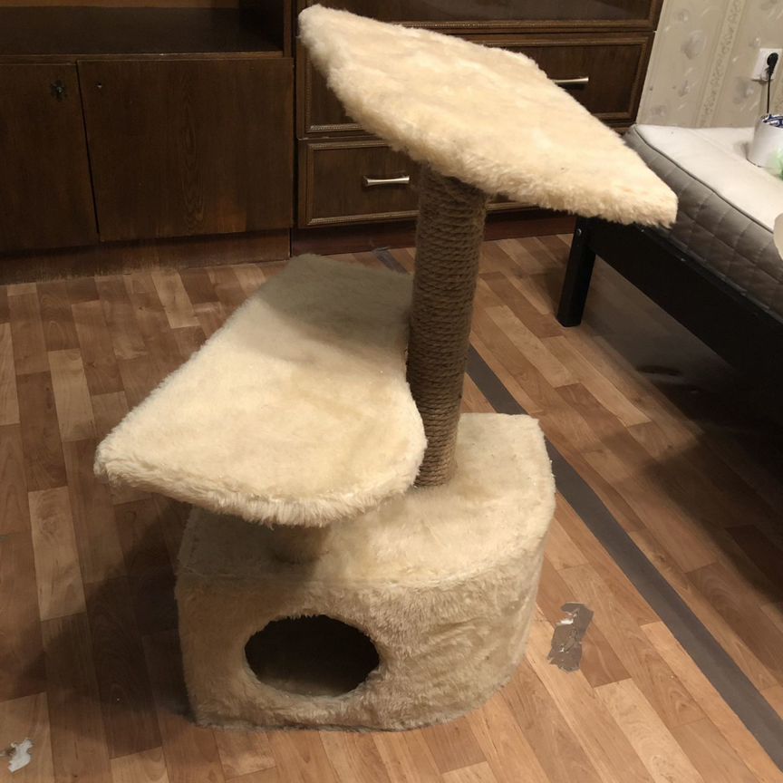 Когтеточка домик для кошки