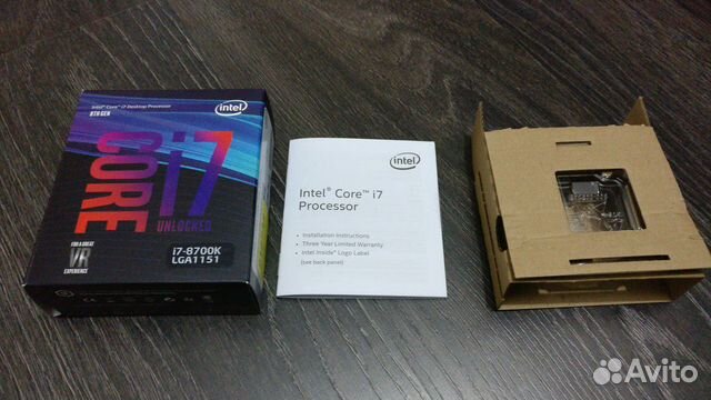 Intel Core i7-8700K (Box only) купить в Москве | Электроника | Авито