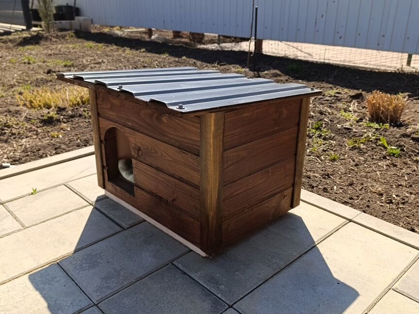 Будка для кошки утепленная