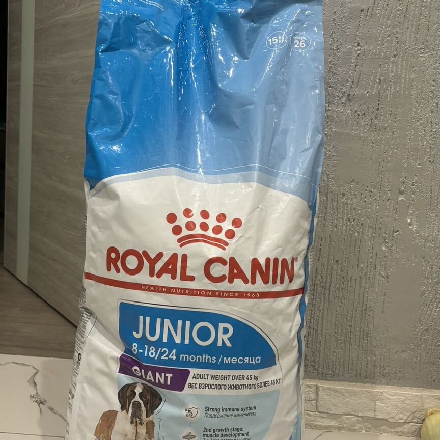 Корм для собак royal canin giant