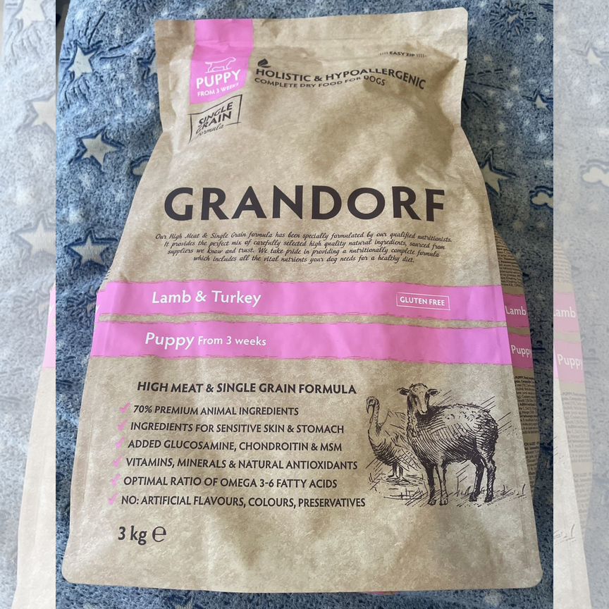 Корм сухой для собак grandorf 3кг