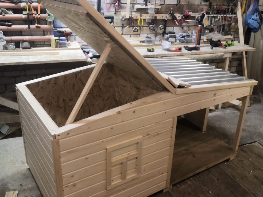 Будка для собаки утепленная