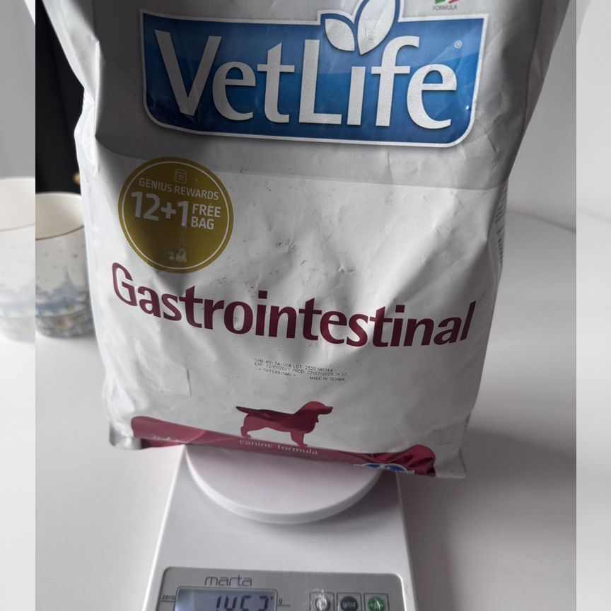 Корм gastro farmina vetlife