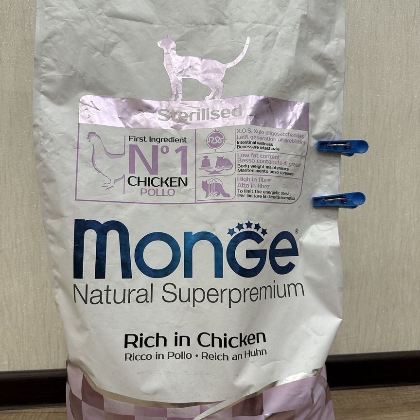 Корм для кошек monge sterilised