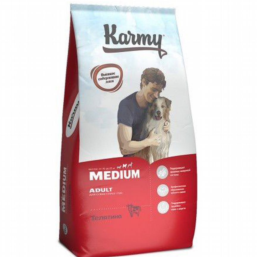 Корм для собак karmy 14 кг