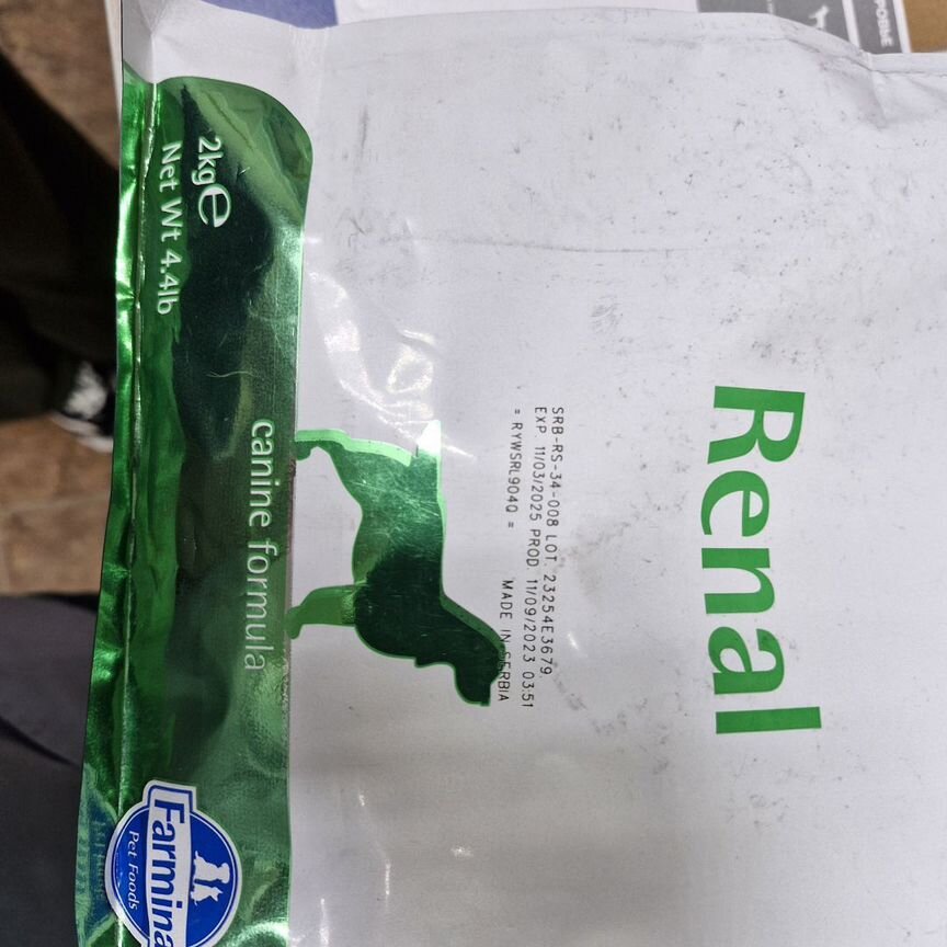 Корм д/собак фармина ренал