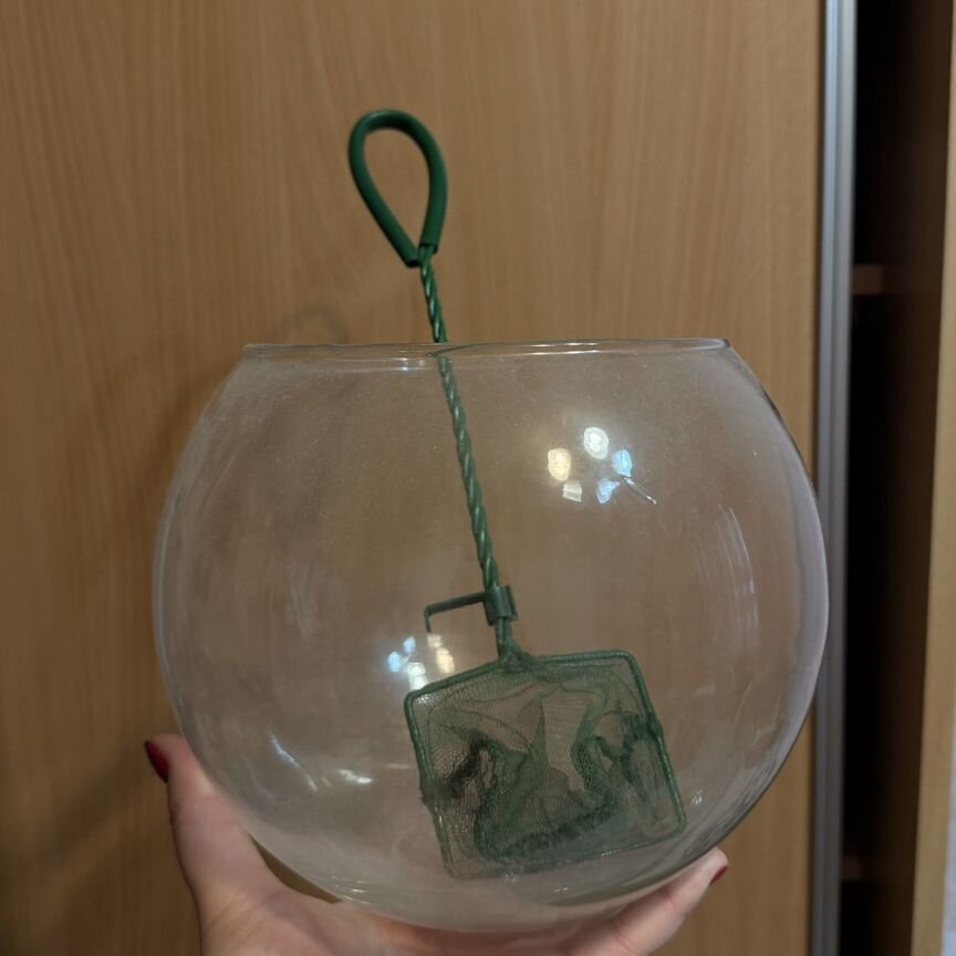 Аквариум для рыбок круглый