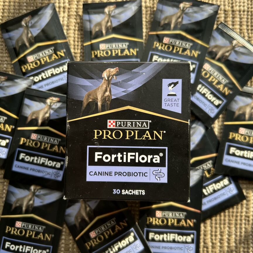 Purina Forti Flora для собак-11 пакетиков-остатки