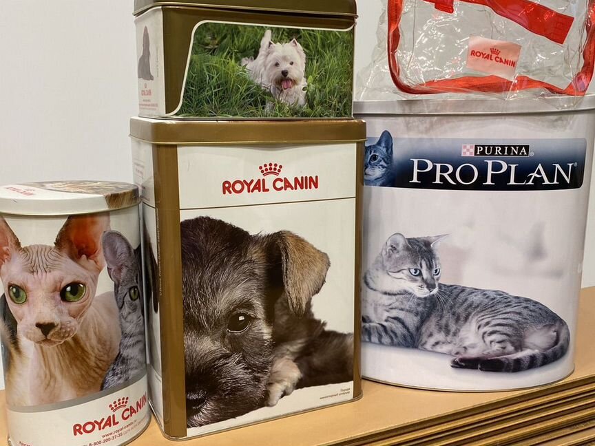 Royal canine емкости ж/б для хранения корма