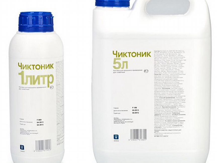 Чиктоник витамины для птиц и животных